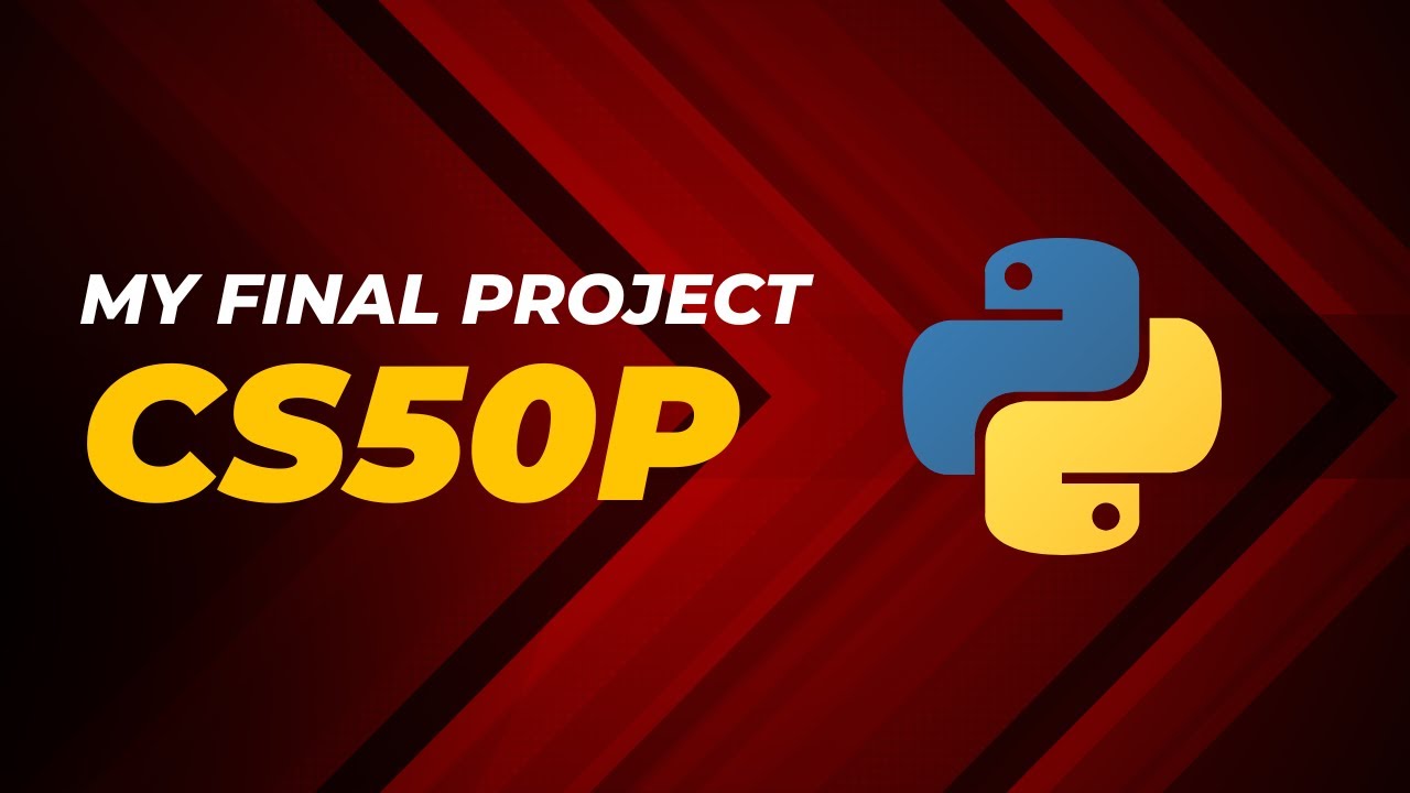 My Final Project For Cs50p Youtube