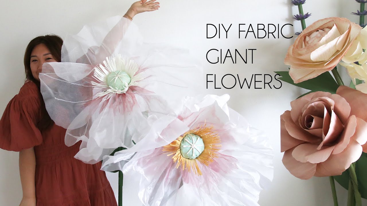 Diy Giant Flowers Tutorial Best Flower Site