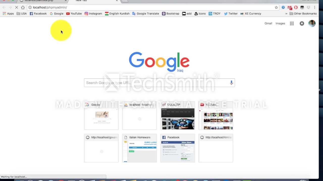 Barcode Reader With Php Mysql Youtube