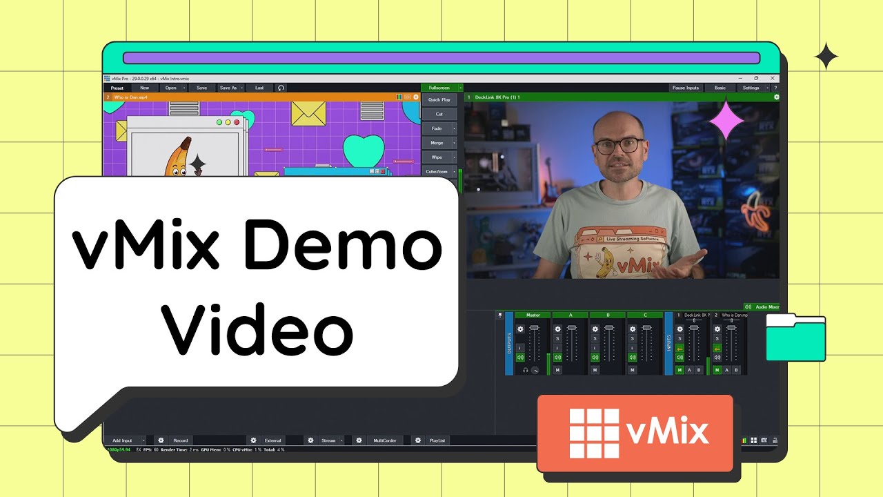 Vmix Tutorial General Overview And Demo Learn About Vmix And Creating