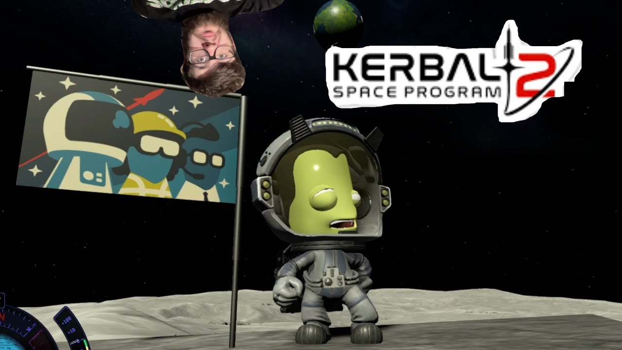 Jebediah Kerman Landed On The Moon Kerbal Sapce Program 2 1