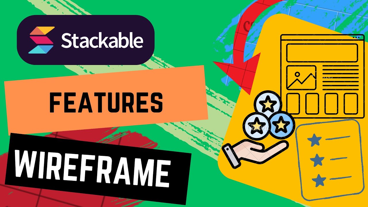Stackable Wireframes Create A Features Page Youtube