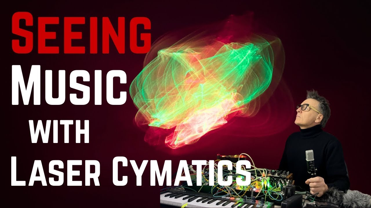 Modular Synth Laser Cymatics Ethereal Music Projections Youtube
