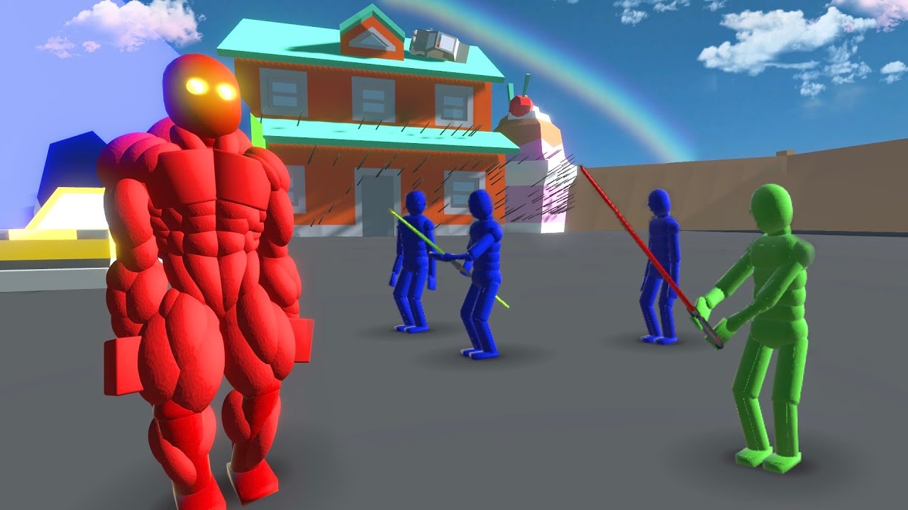 Strong Boss Npc Fights The Smart Ai With Active Ragdoll Physics Part 11