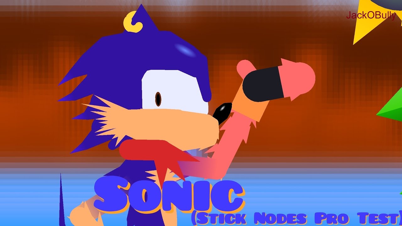 Sonic The Hedhehog Stick Nodes Pro Test Youtube