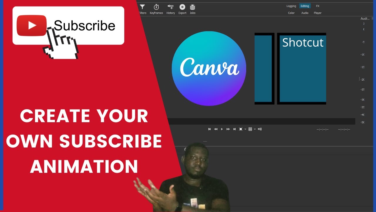 Shotcut Video Editor Tutorial Create A Subscribe Animated Button