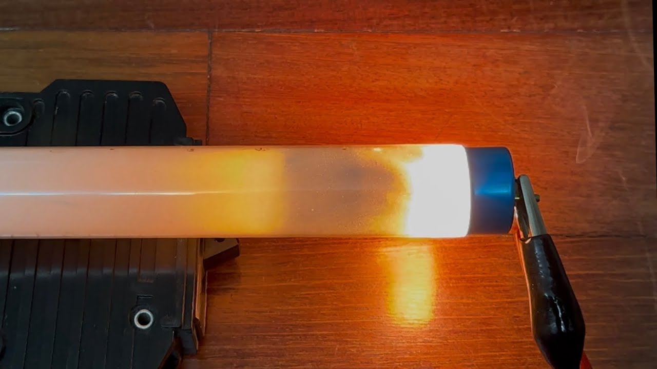 Queimando Lâmpadas Fluorescentes Youtube