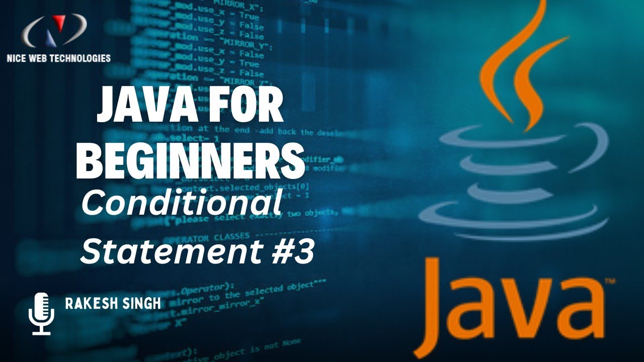 Conditional Statement Java Youtube