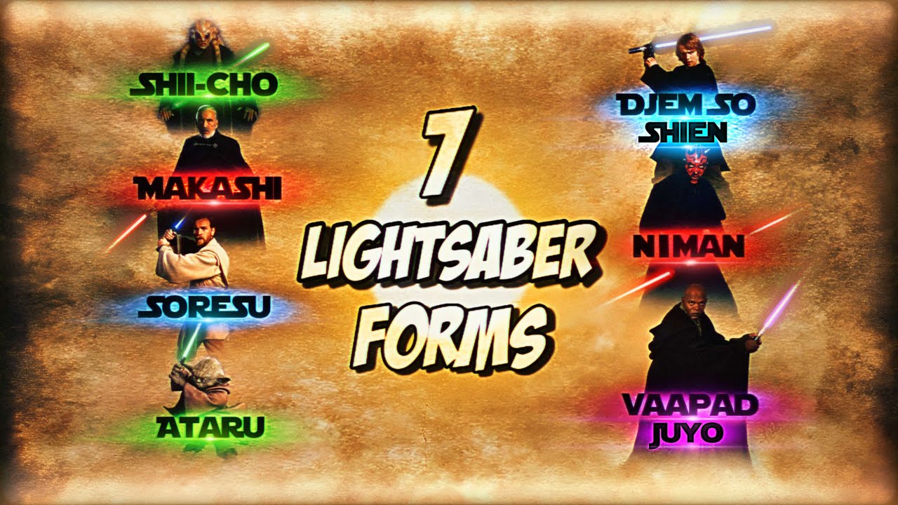Lightsaber Forms Explained Star Wars Every Lightsaber Form Explained