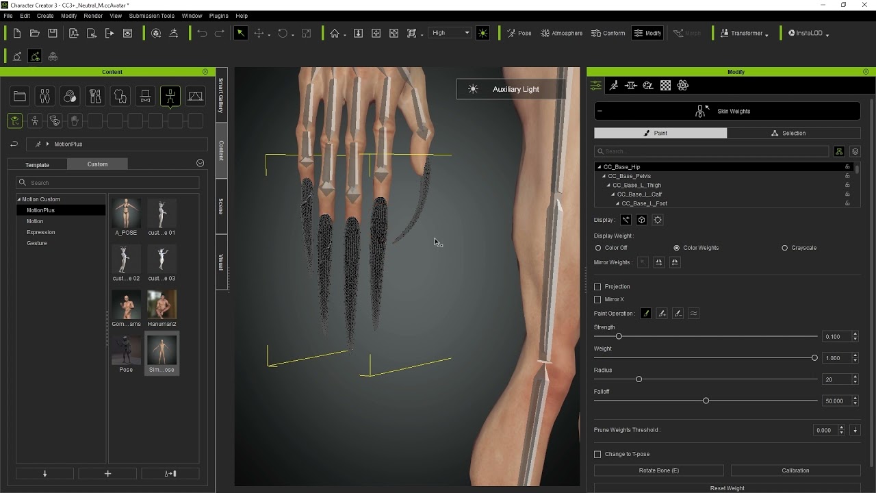 10 Setting Up Final Project In Cc3 With Textures And Details Cc3