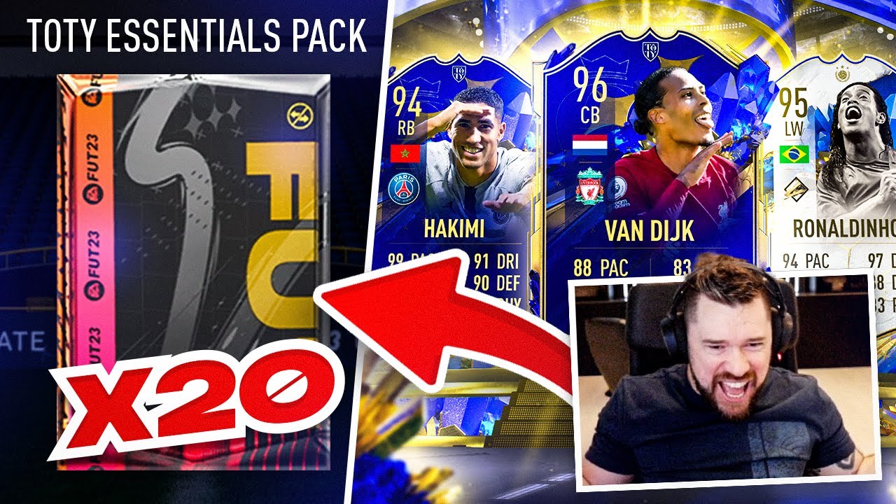 20x Toty Essential Packs Youtube