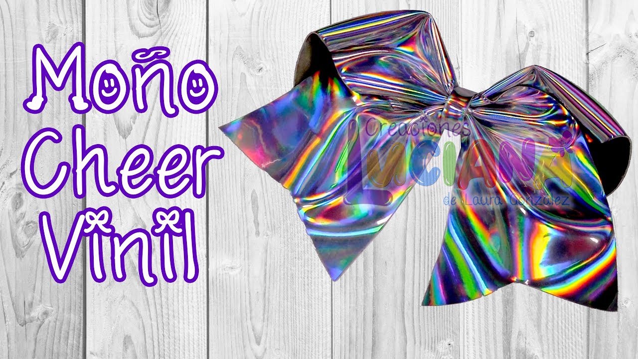 Video 17 Cómo Hacer Un Moño Cheer De Vinil Youtube