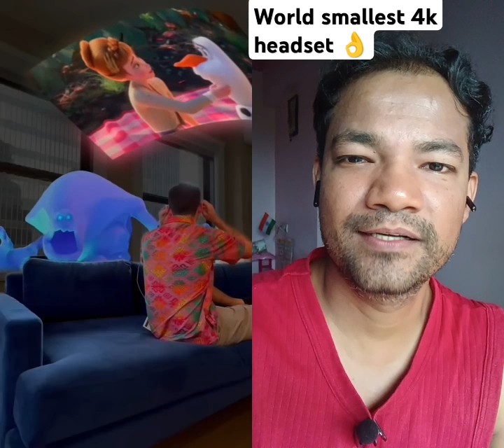Worlds Smallest 4k Headset ёяшо Visor Technology Vr Tech