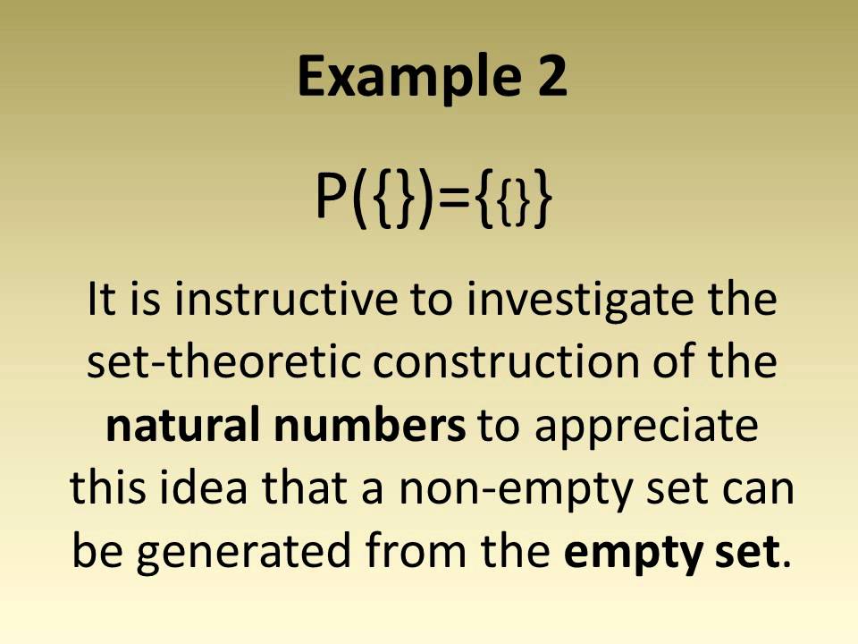 Definition Power Set Youtube