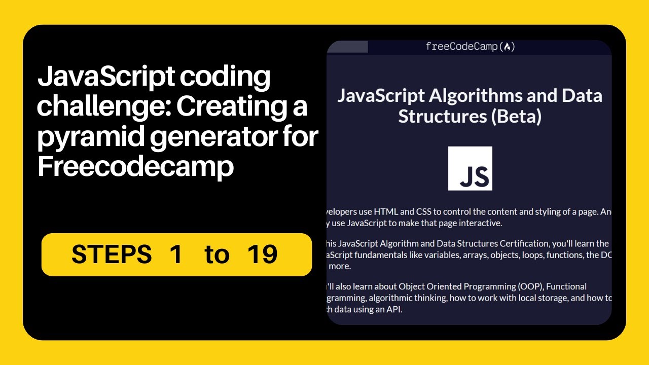 Freecodecamp Project Solutions Javascript By Creating A Pyramid
