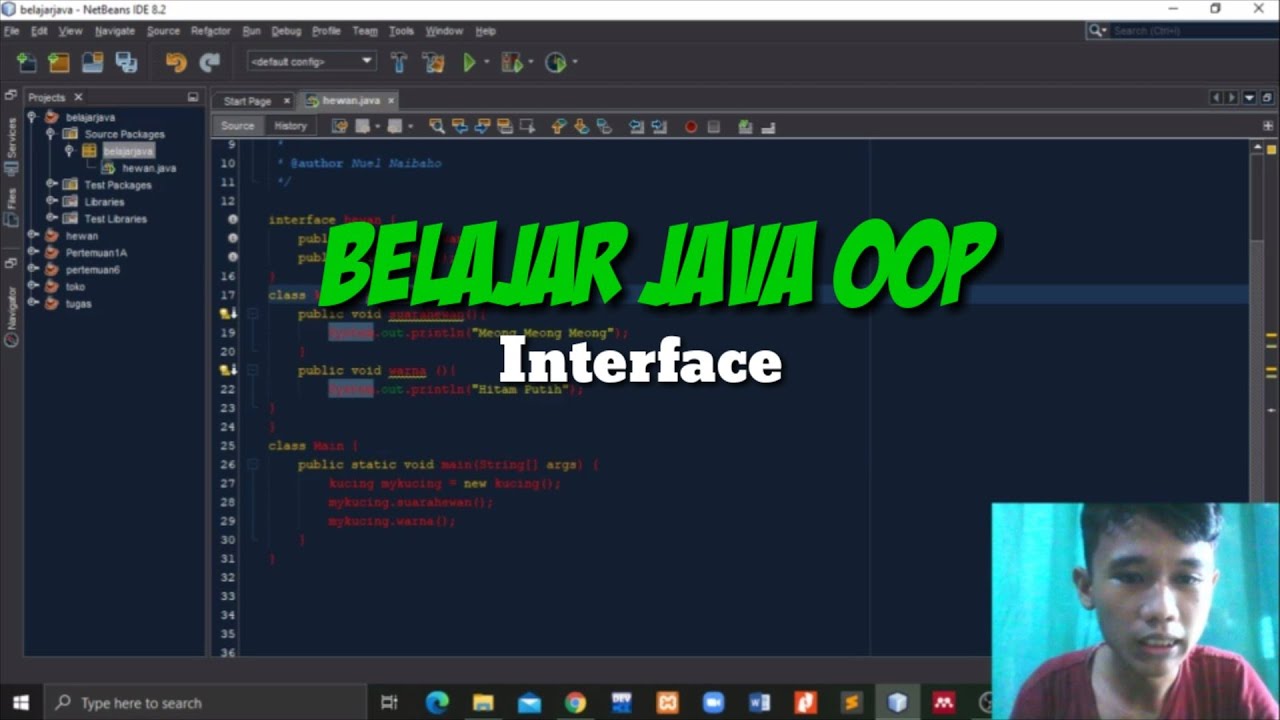 Belajar Java Oop Interface Youtube