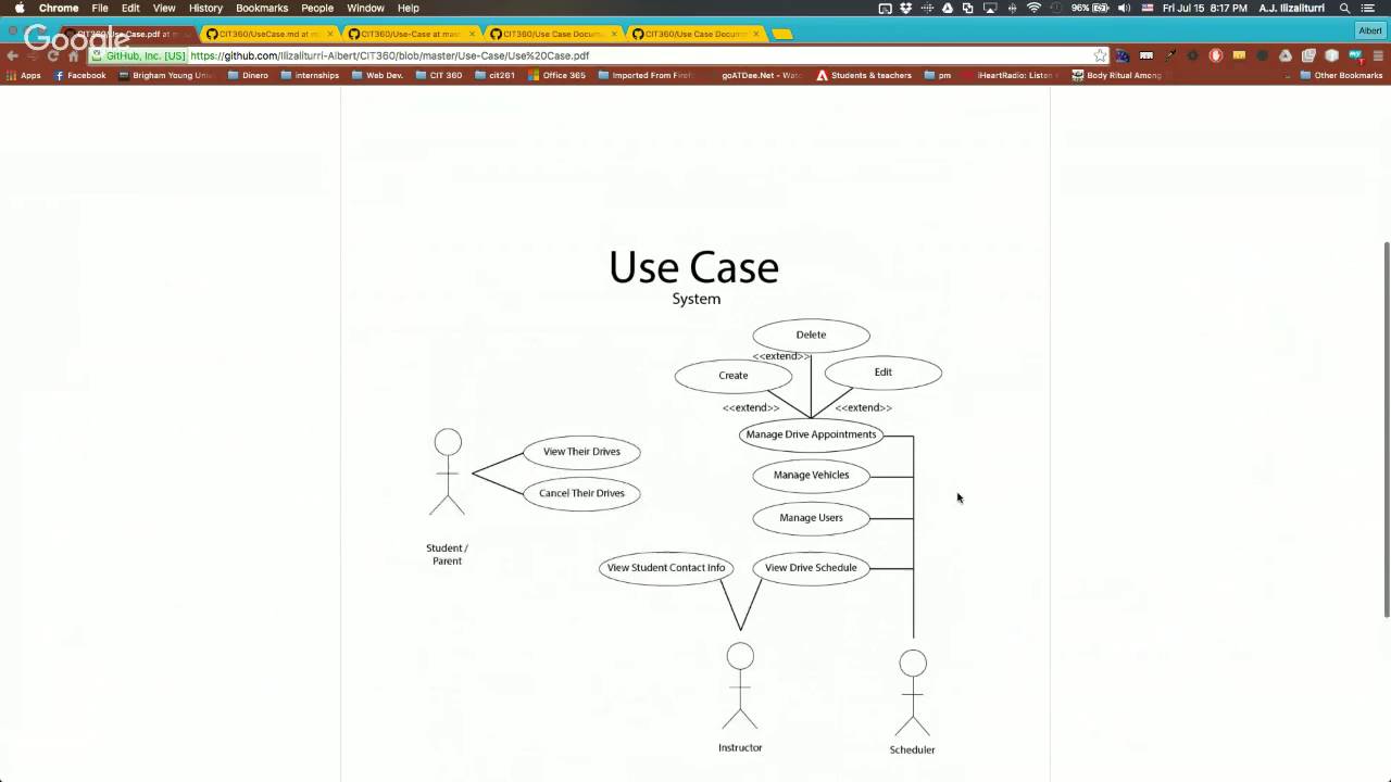 Use Case Diagram And Use Case Document Youtube