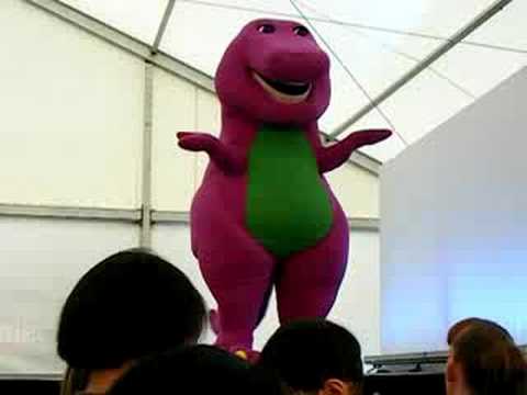 Barney The Dinosaur Live Show Flying On An Airoplane Youtube