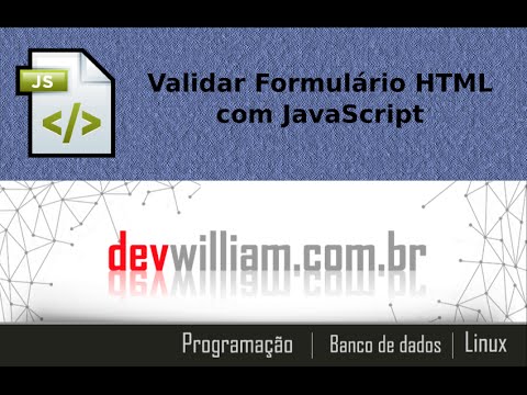 Validar Formulário Html Com Javascript Youtube