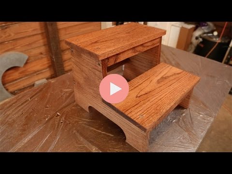 Diy Wooden Step Stool Youtube