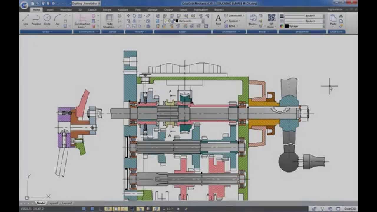 Gstarcad Mechanical 2015 Features Overview Speed For Your Drafting