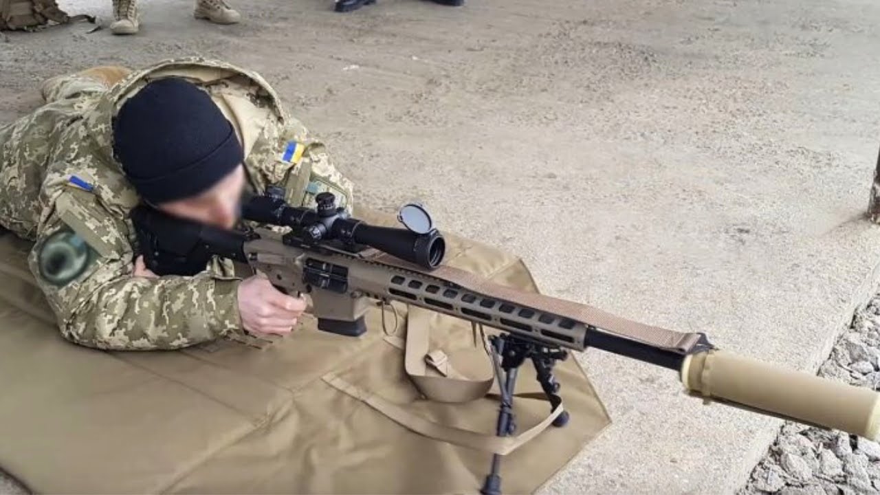 M110 Sass Rifles Are The Primary Weapon Used By Ukrainian Snipers In