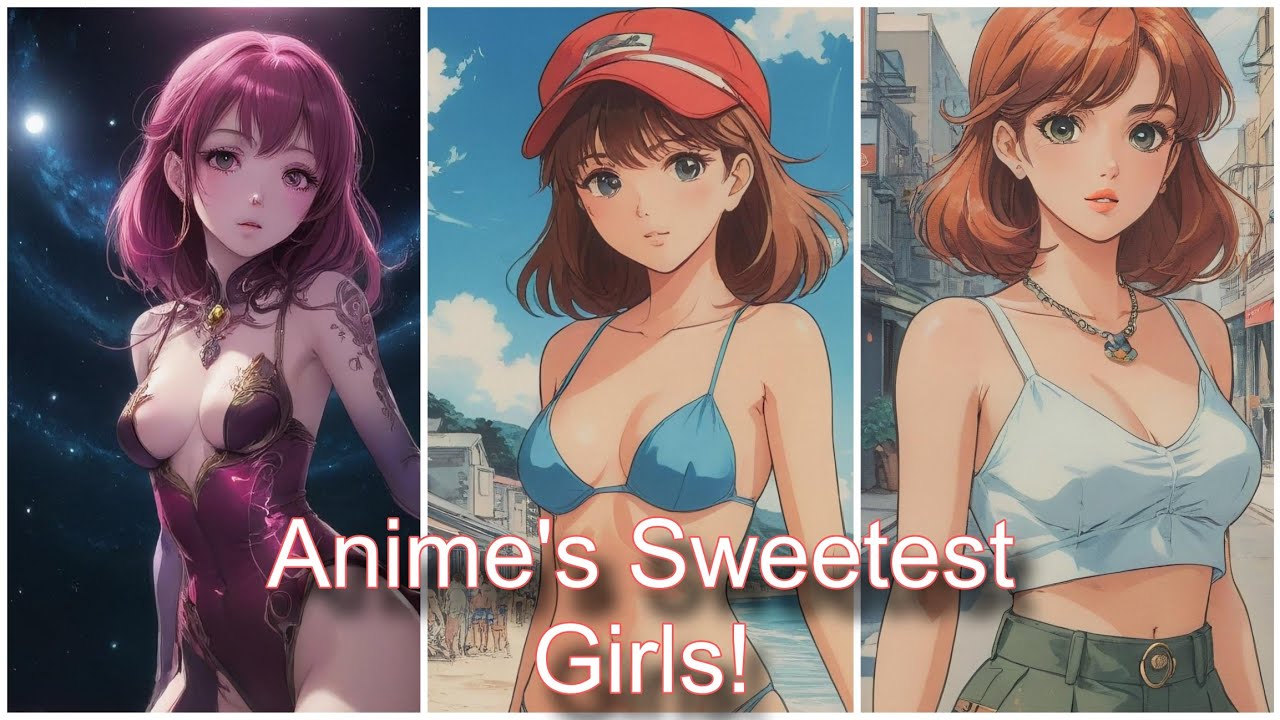 4k Ai Art Lookbook Cute Anime Girl Style Youtube