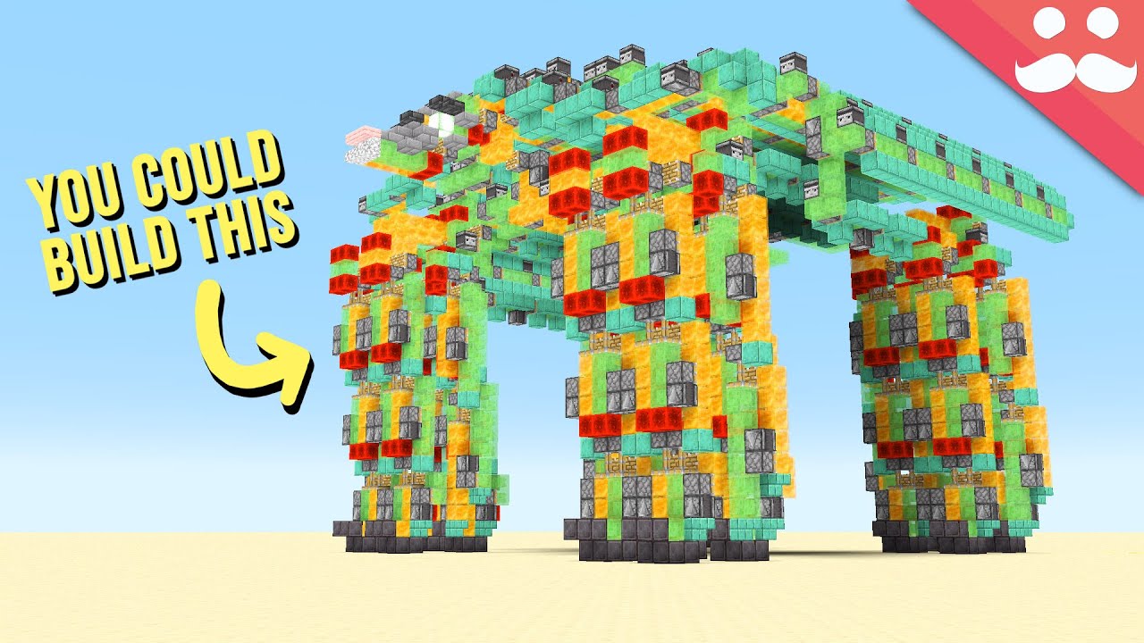 Giant Minecraft Machines Are Embarrassingly Simple Youtube