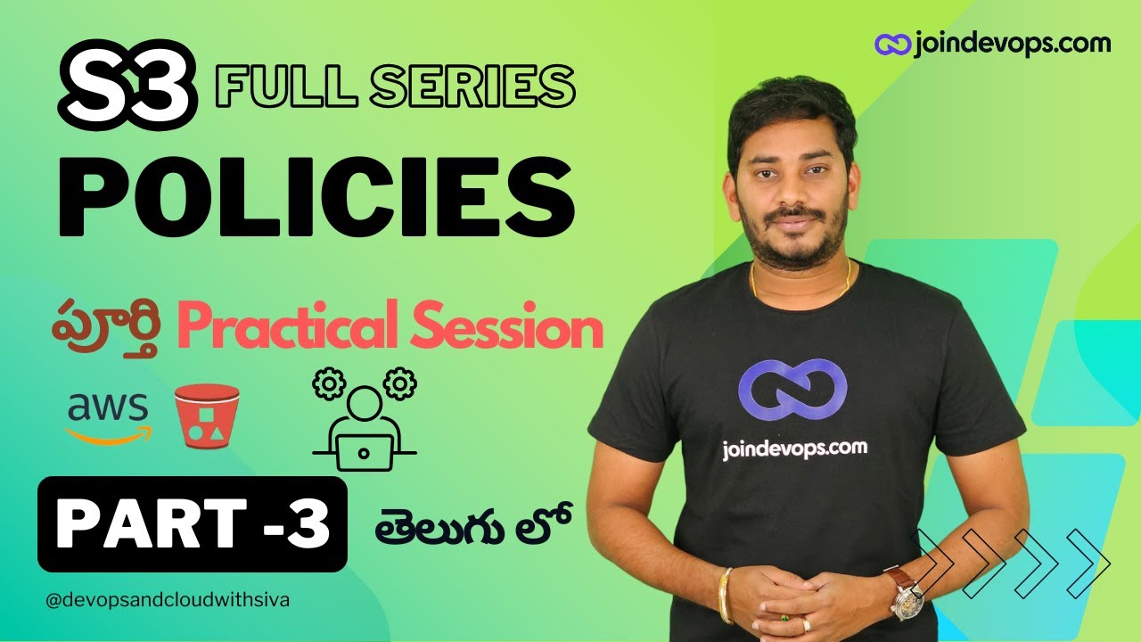 Aws S3 Part 3 Practical S3 Iam Bucket Policies Master Aws S3 With