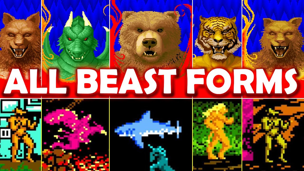 Altered Beast All Transformations Arcade Juuouki Japanese Version