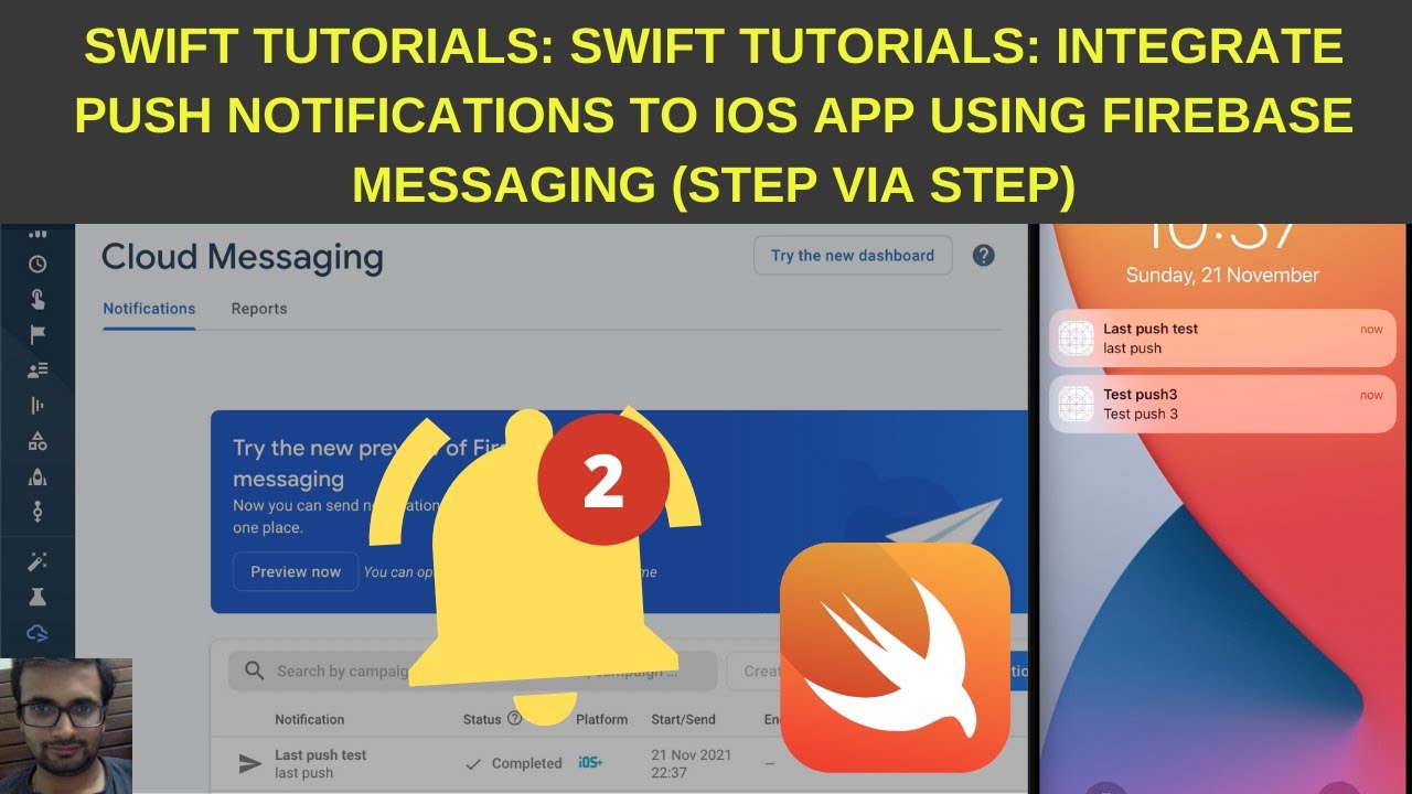 Swift Tutorials Integrate Push Notifications To Ios App Using Firebase