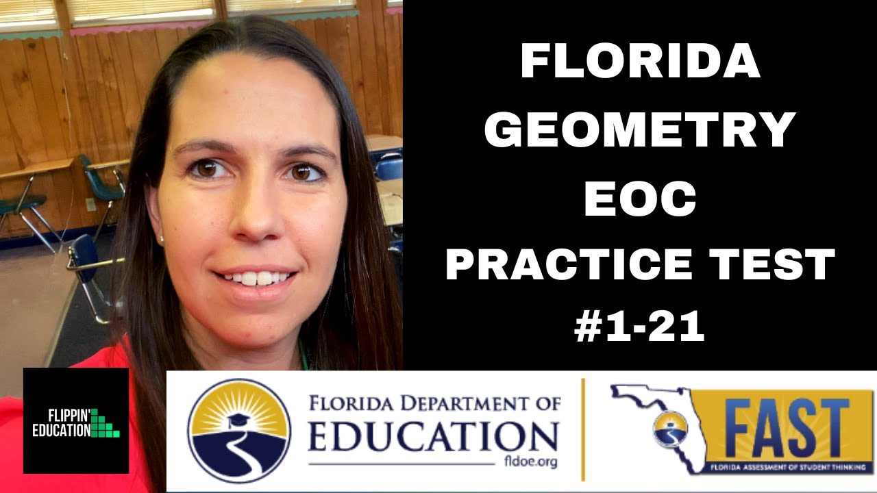 Geometry Eoc Practice Test 1 21 Comprehensive Review Florida Best Eoc