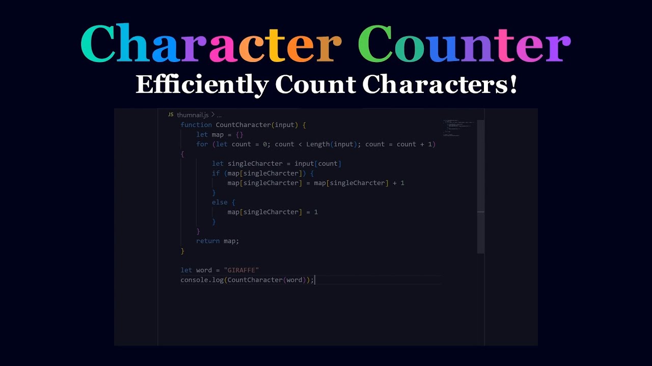 How To Count Character Occurrences In Javascript Easy Coding Tutorial