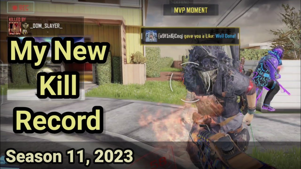 My New Kill Record Ranked Multiplayer Season 11 Youtube