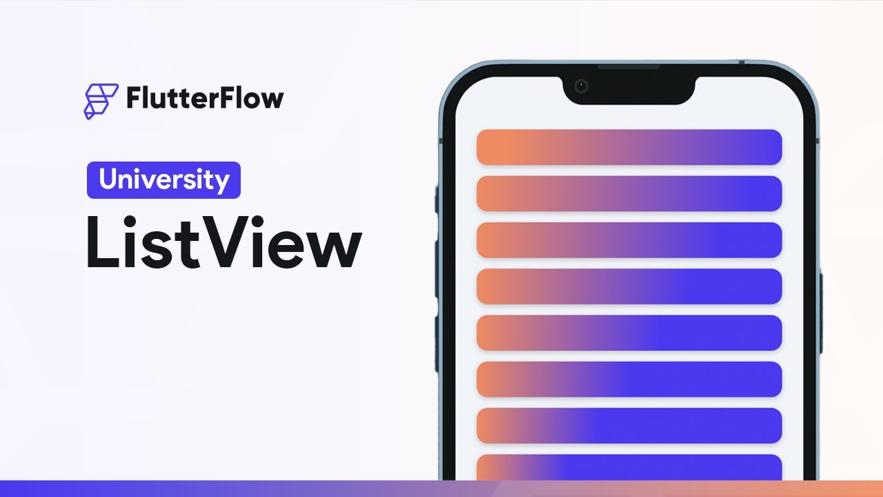 Listview Flutterflow University Youtube