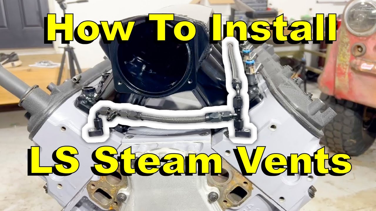 How To Install Ls Steam Vent Kit Trick Flow The Dodgeball Youtube