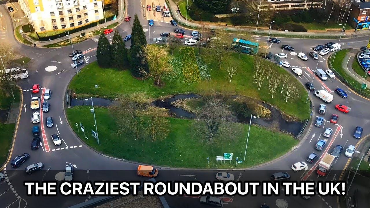 Hemel Hempstead Magic Roundabout The Craziest Road In Britain Youtube