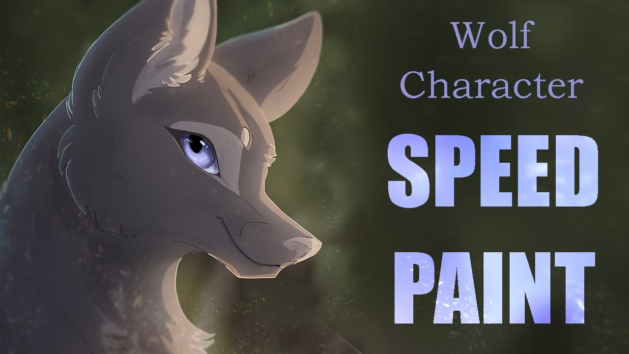 Wolf Character Digital Art Speedpaint Youtube