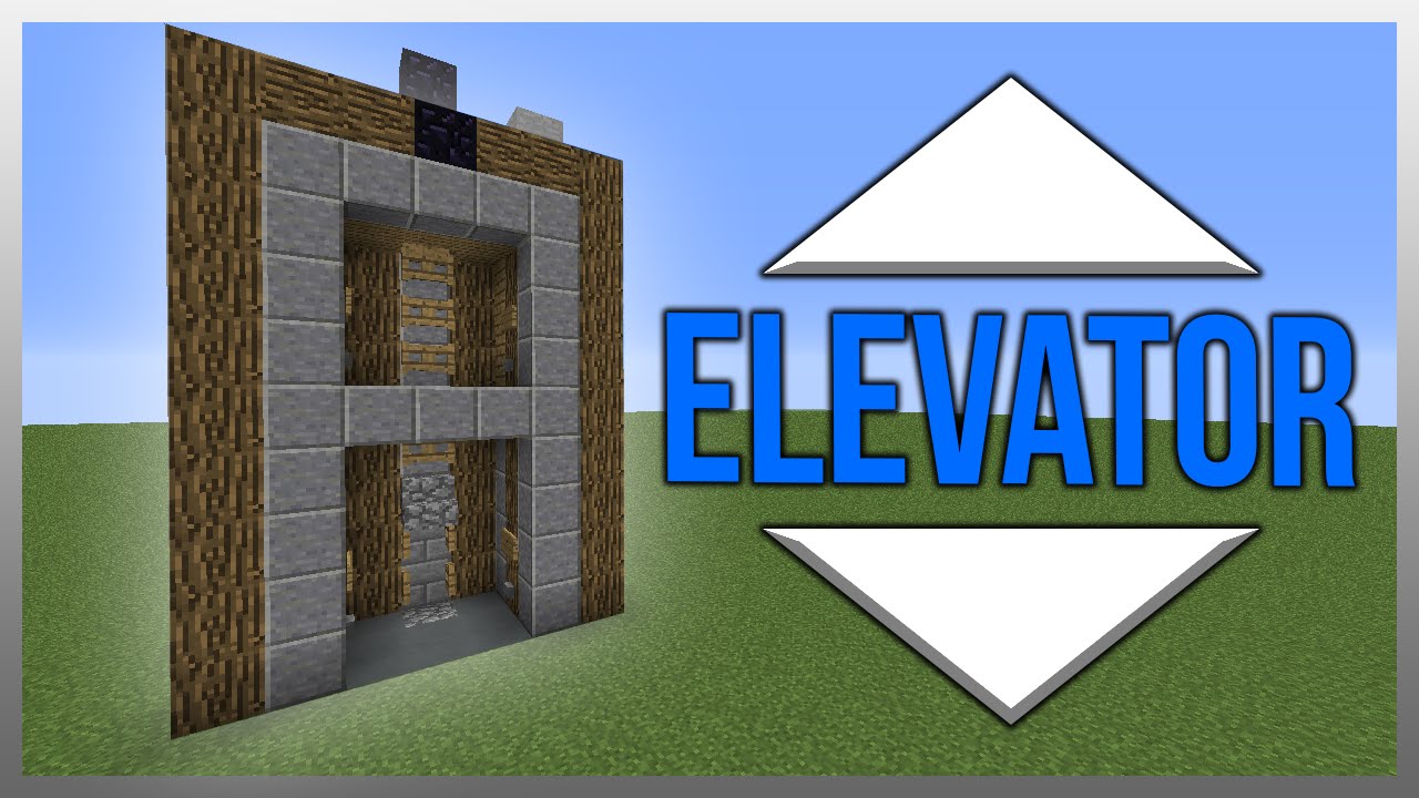Elevator In Minecraft Working Youtube