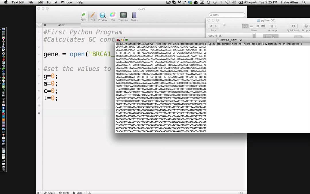 Python For Bioinformatics And Your First Python For Bioinformatics
