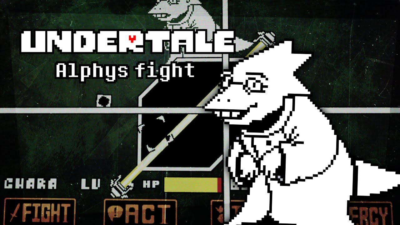 Undertale Alphys Fight Youtube