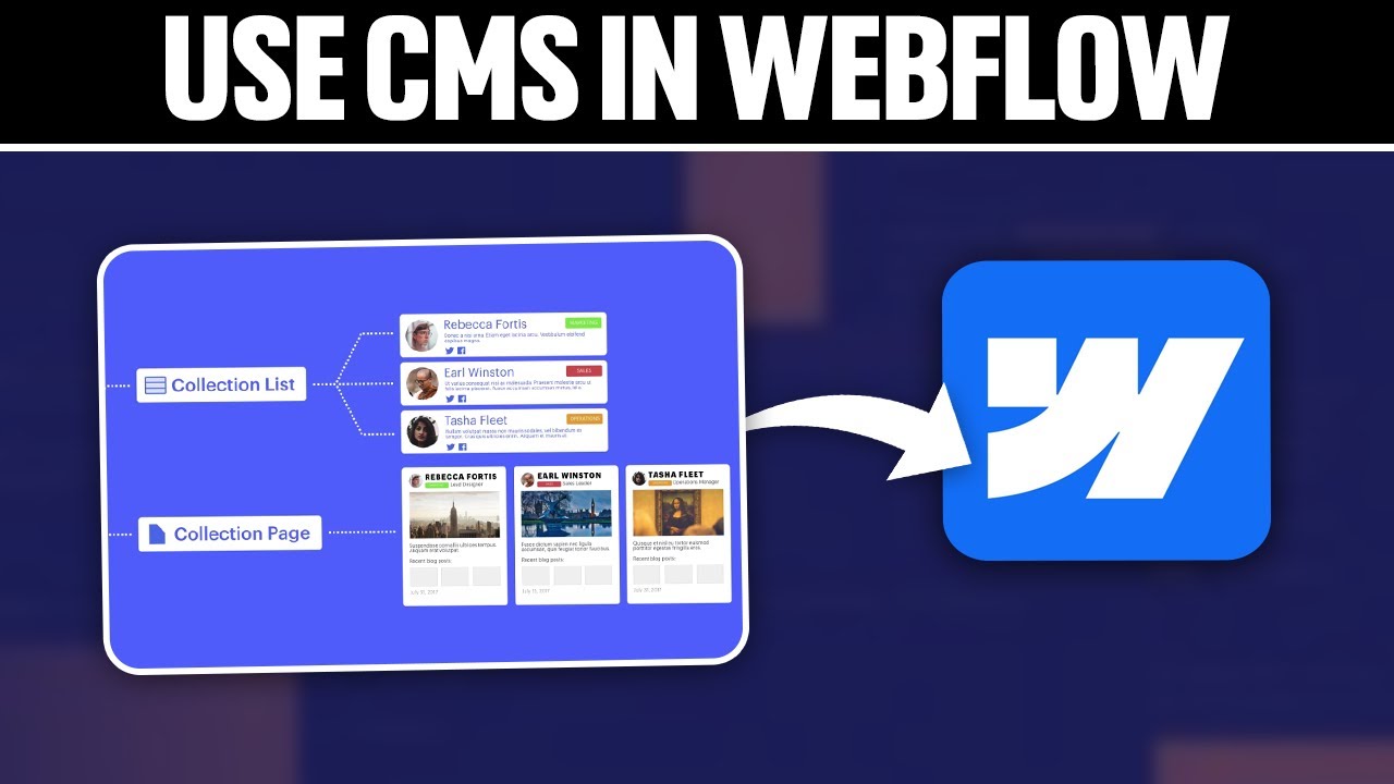 How To Use Cms In Webflow 2025 Full Tutorial Youtube