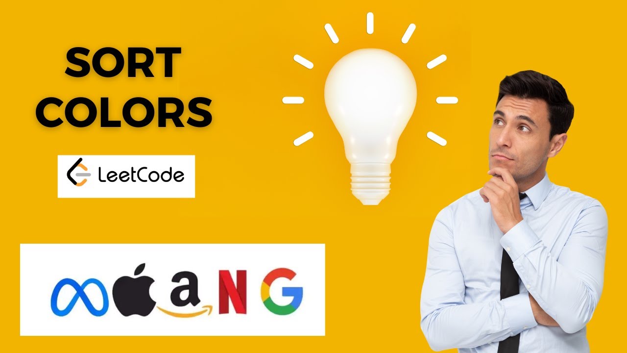 Sort Colors Leetcode Must Do Coding Problem Youtube