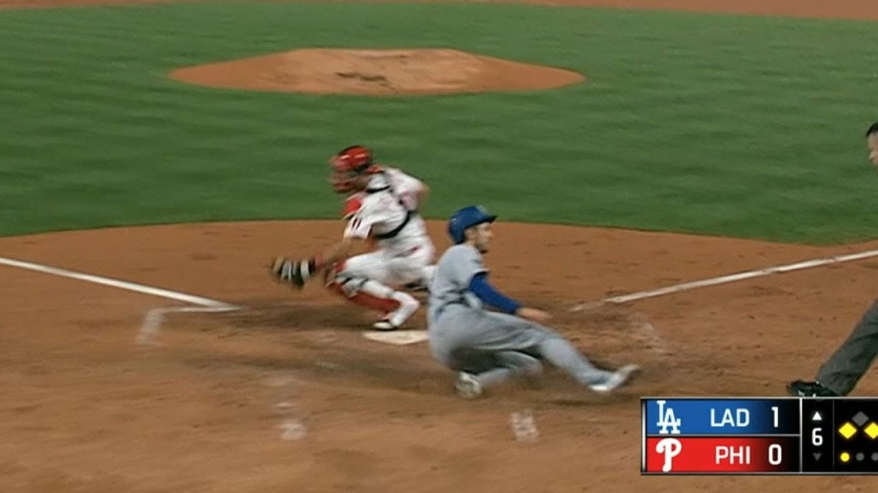 Smoothest Slide Of All Time Dodgers Trea Turner Pulls Off The Smooth