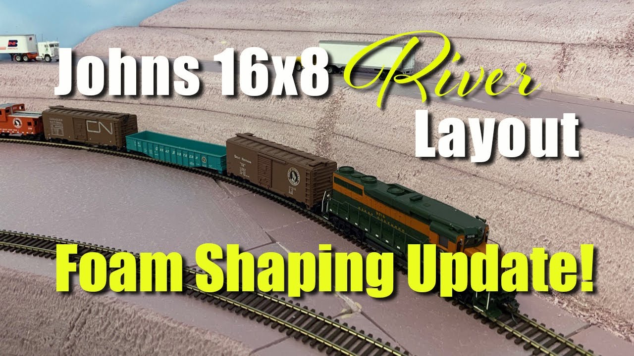 Johns Trains Ho Scale River Layout Update 3 26 Youtube