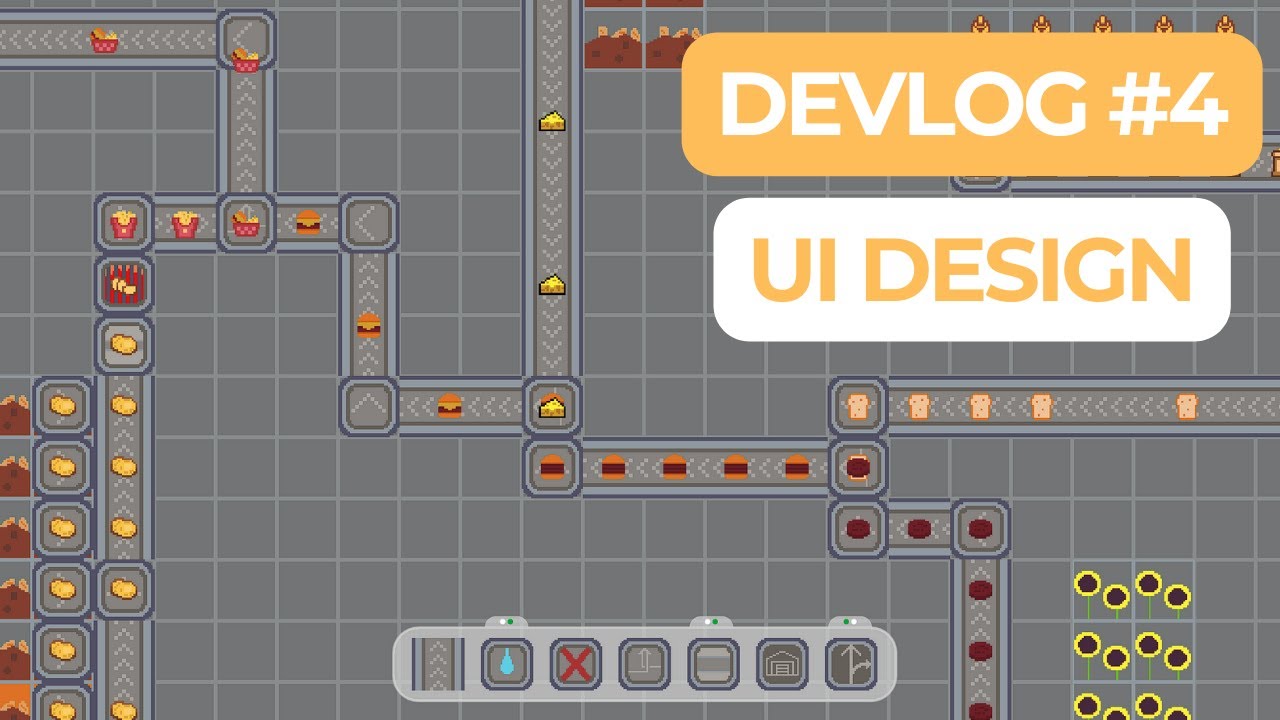 Adding A Ui To My Factory Automation Game Devlog 4 Youtube