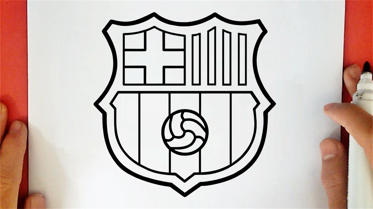 How To Draw The Fc Barcelona Logo Youtube