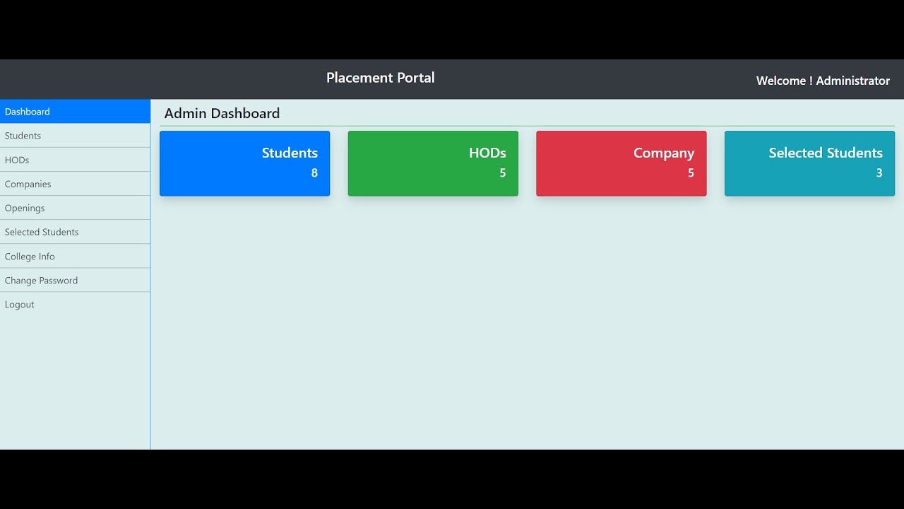 College Placement System In React And Spring Boot Youtube