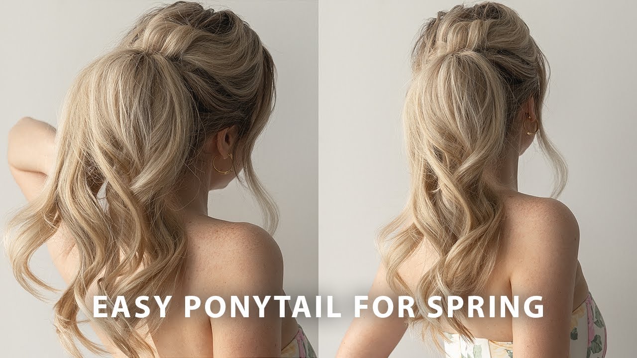 Wedding Guest Ponytail Tutorial Beachweddingtips