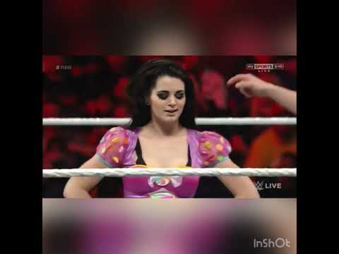 Wwe Paige Has A Wardrobe Malfunction Youtube